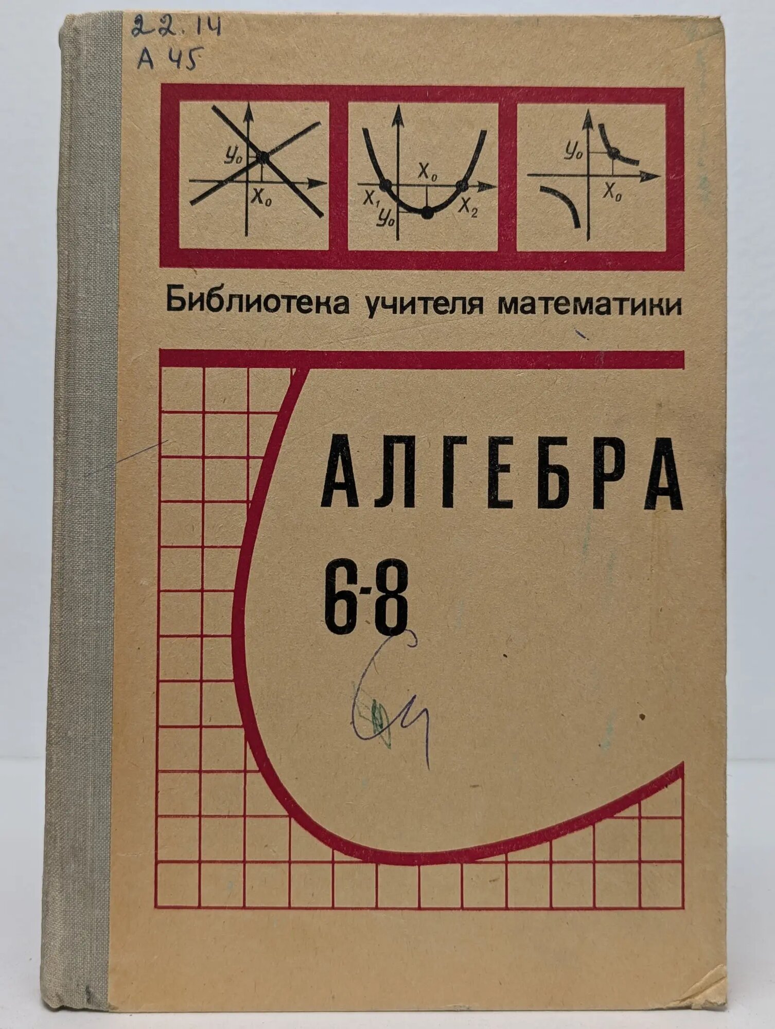 Библиотека учителя математики. Алгебра. Пробные учебники для 6-8 класса средней школы Алимов Шавкат Арифджанович, Ильин В. А, Колягин Ю. М. 1981