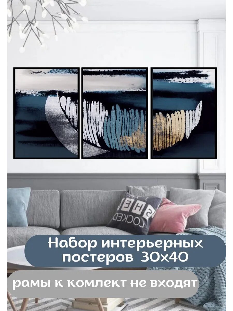 Постеры интерьерные на стену 30×40 А3