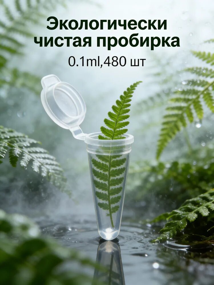 Емкость мерная, 0,13 мл, 480 шт, полипропилен, прозрачный, 1.6 см