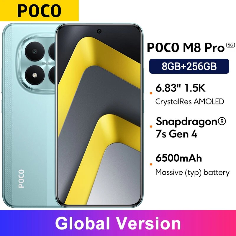 Смартфон Poco M8 Pro, 8/256ГБ, global