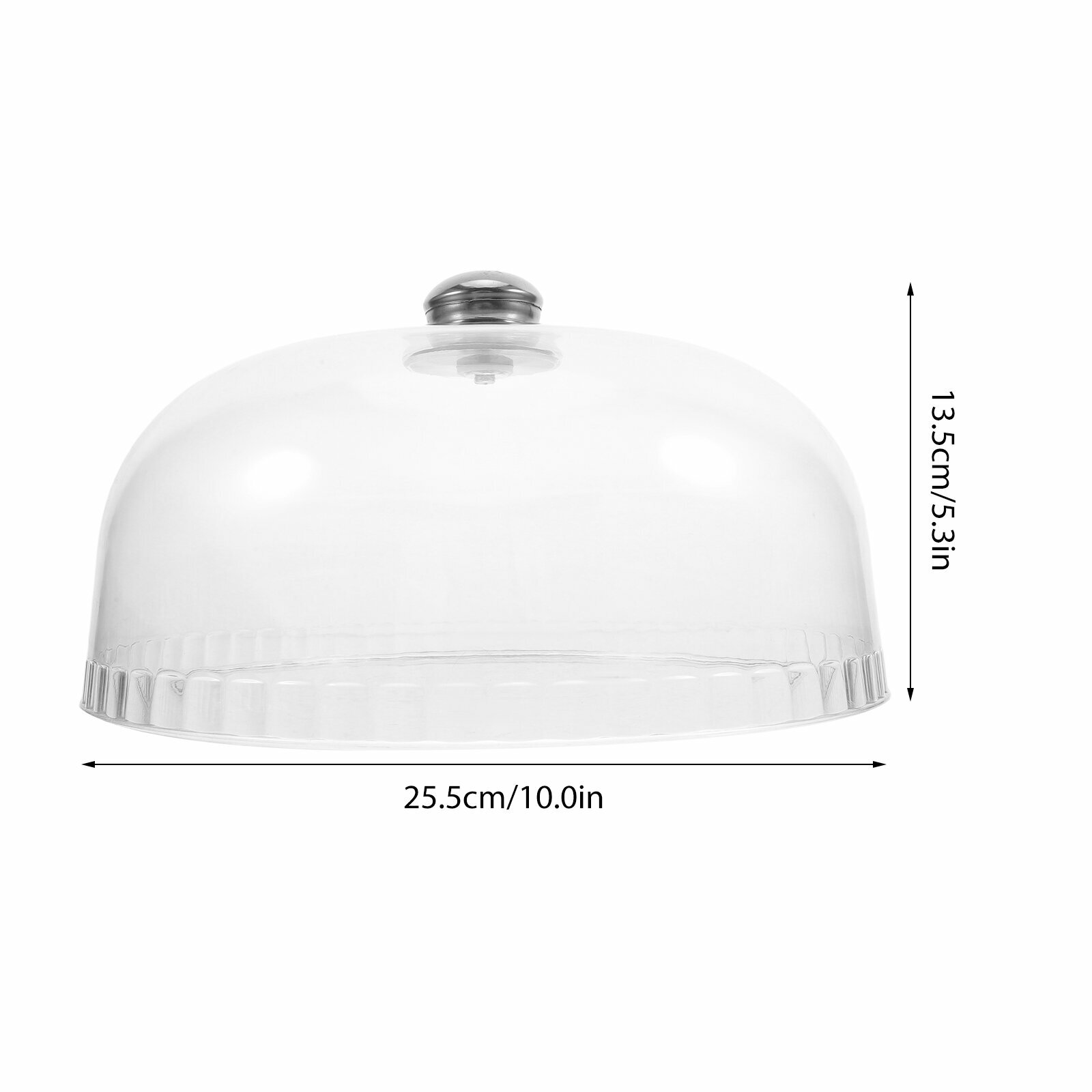 Прозрачный Пластиковый Колпак Для Торта 16.00X16.00X10.50Cm С Поддержкой Свежести И Защитой От Пыли