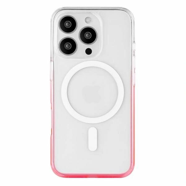 Чехол uBear для iPhone 16 Pro, неоновый розовый
