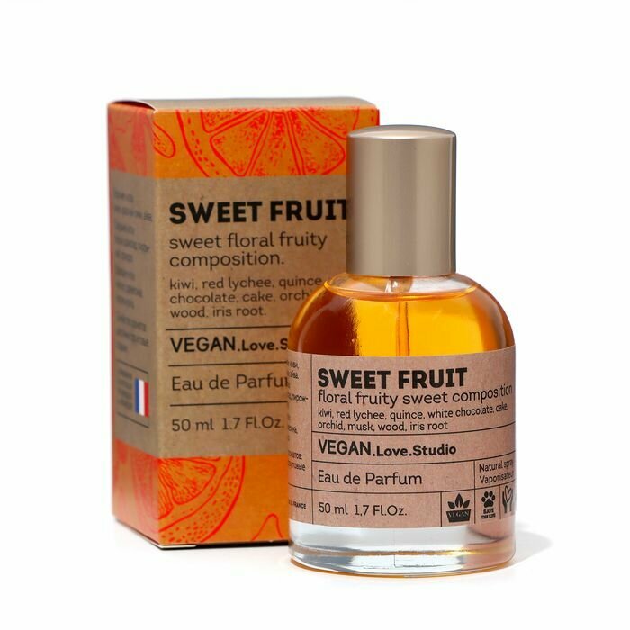 Парфюмерная вода женская Vegan Love Studio Sweet Fruit, 50 мл