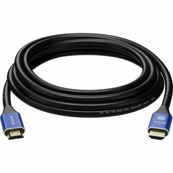 Кабель цифровой аудио-видео Defender HDMI M-M, ver 2.1, 5м