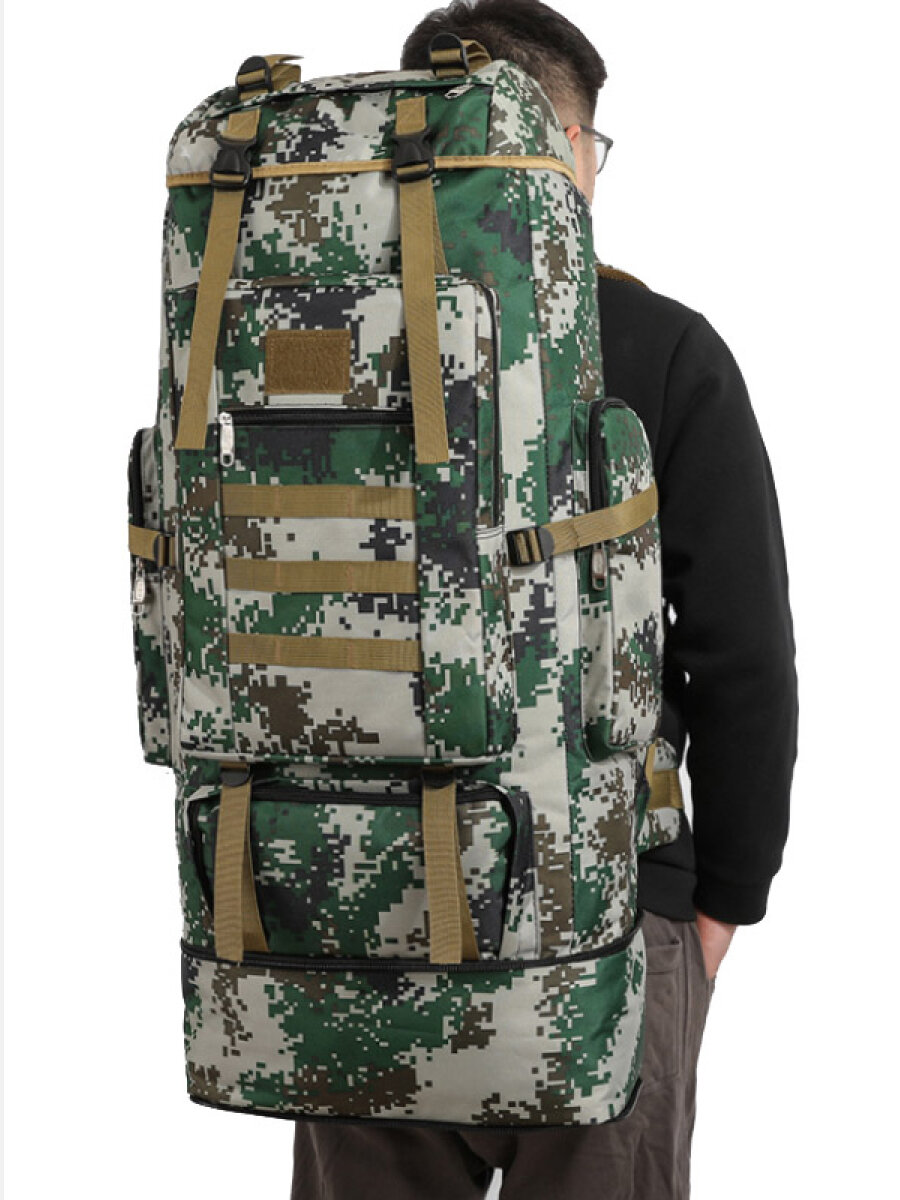 Тактический рюкзак походный VIKING 100 L camo зима
