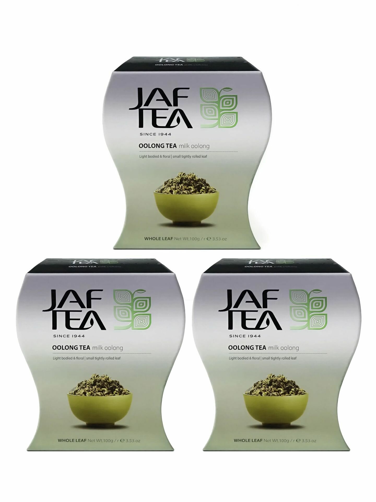Чай зеленый Jaf Tea Milk Oolong, 100 гр. - 2 штуки, листовой