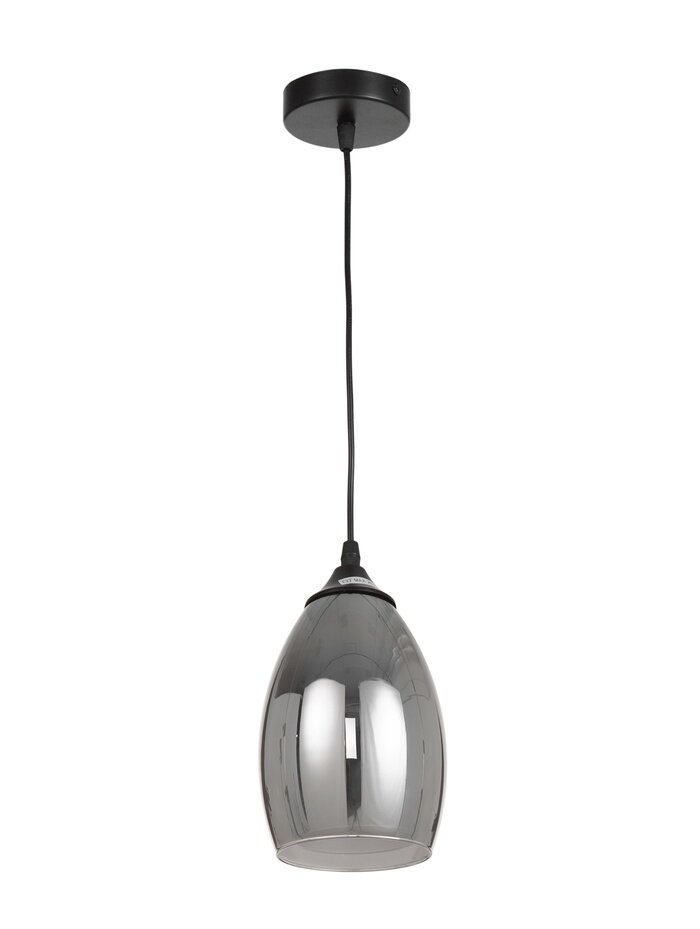 Светильник подвесной TR3535, 1хE27, 40 Вт, 80×12 см, чёрный