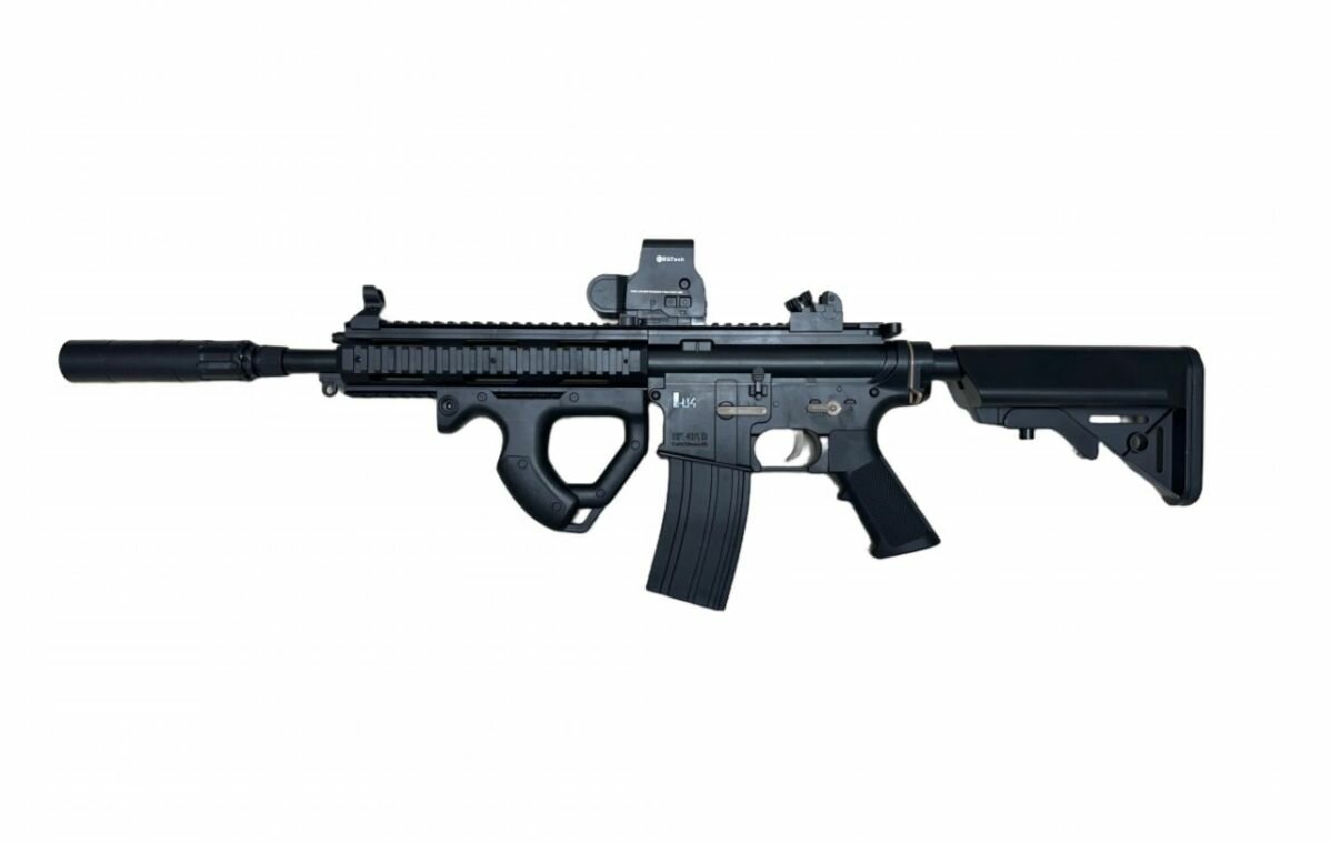 Орбиз автомат M4A1 с рукояткой, стреляет мягкими шариками, гидрогеилевый автомат, гидробольный HK 416