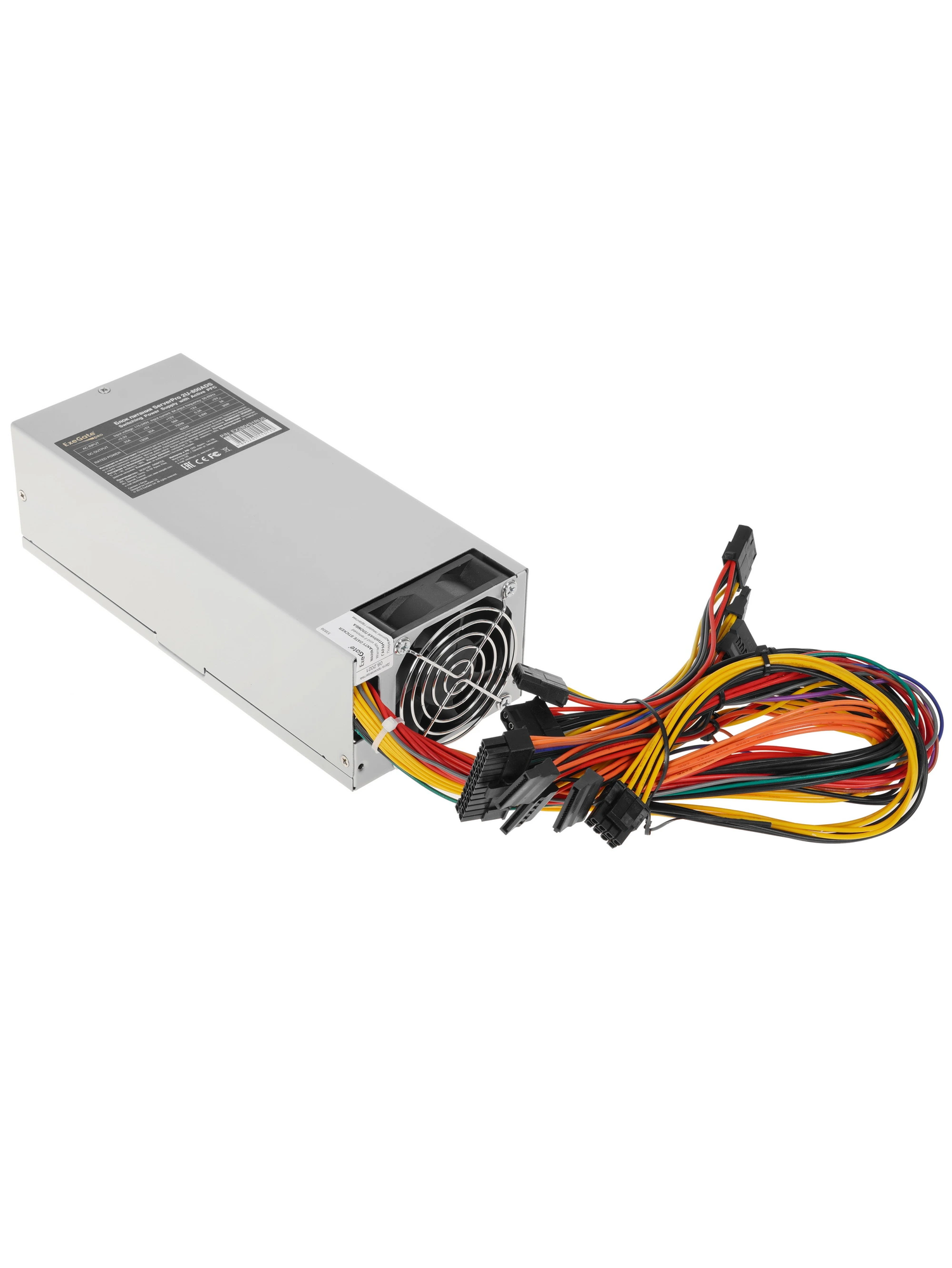 Блок питания Exegate ServerPRO-2U-800ADS EX280431RUS 800W, APFC, унив. для 2U, 24pin, 2*8pin, 5xSATA, 3xIDE