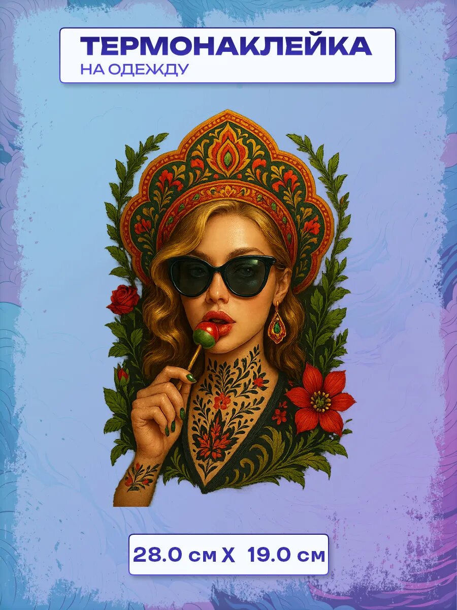 Термонаклейка «Славянская Дива»