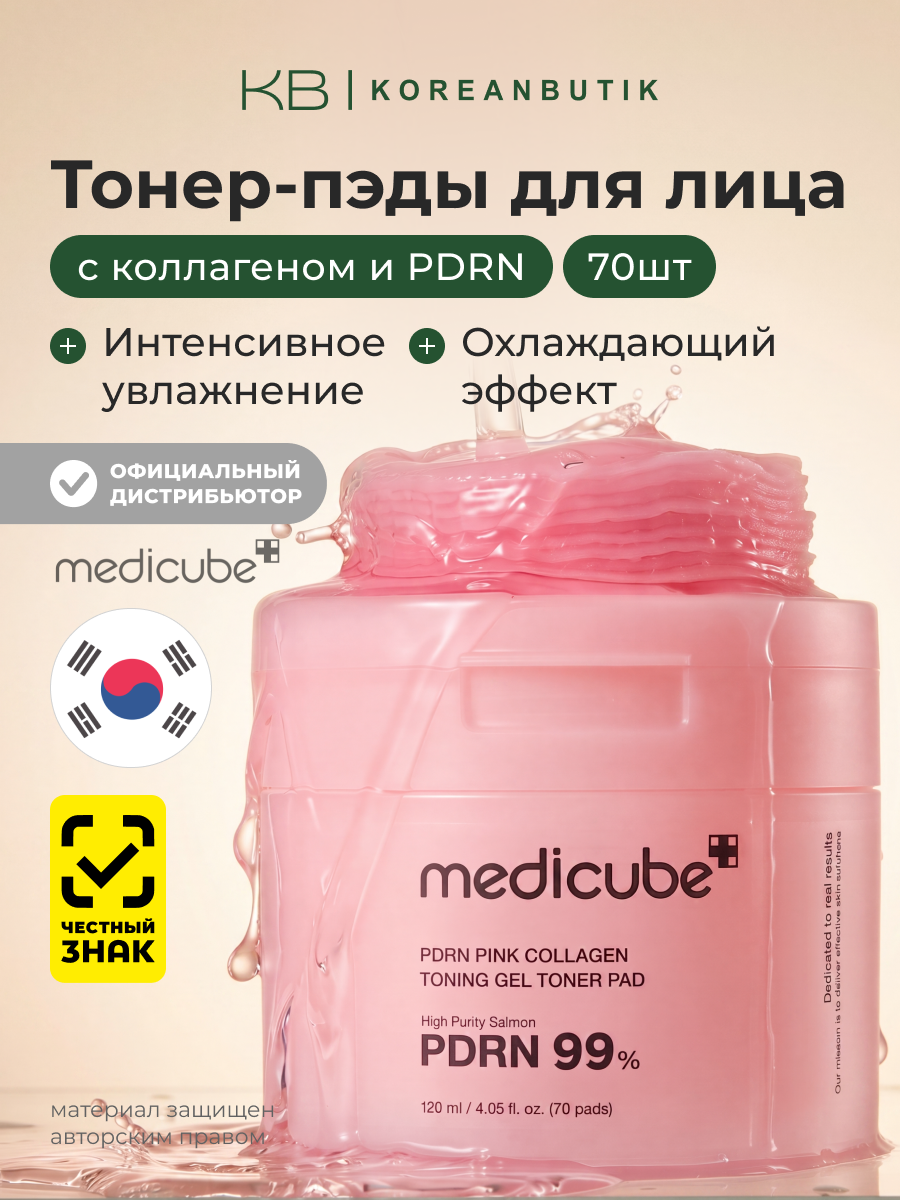 Крем капсульный увлажняющий | Medicube PDRN Pink Collagen Capsule Cream 55g