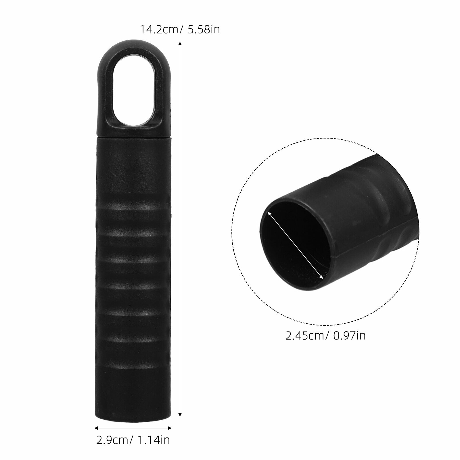 2 Штуки Заглушка Для Ручки Швабры Моп Род Хэндлс Кап Черный 14 20X2 90X2 90Cm