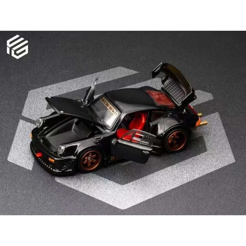 TSM MODEL Porsche RWB 930 Black 1:64