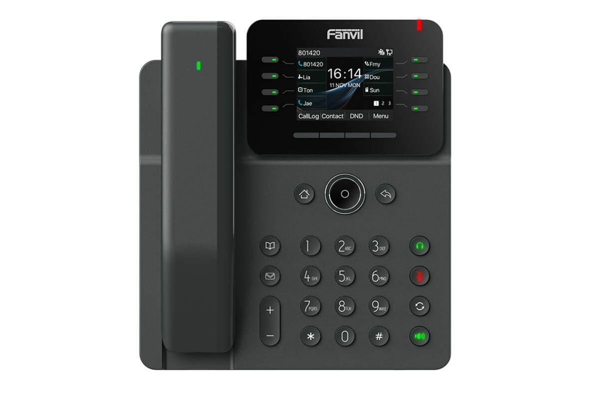 IP-телефон Fanvil V62 PRO серый для офисной телефонии