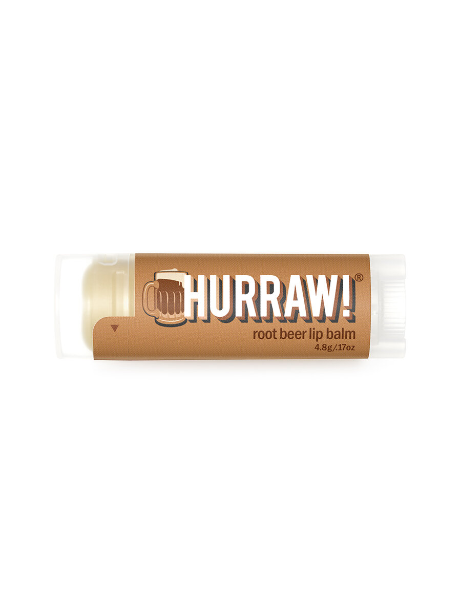Бальзам Hurraw Root Beer, органический, не тестируется на животных, 4,8 г