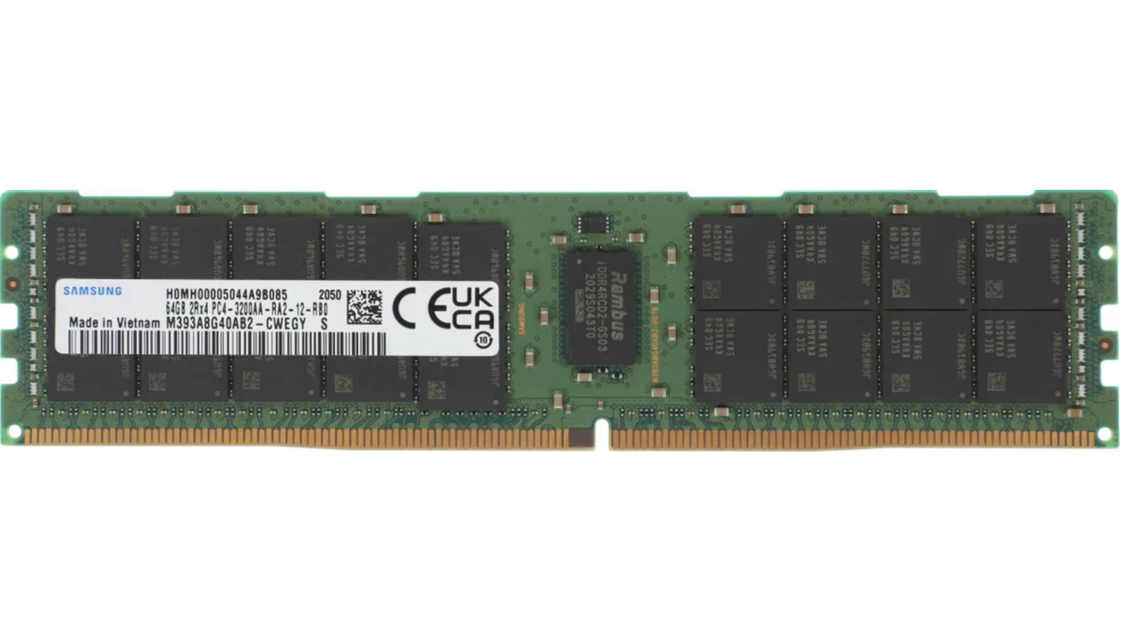 Оперативная память Samsung M393A8G40AB2-CWE 64ГБ RDIMM, 3200МГц