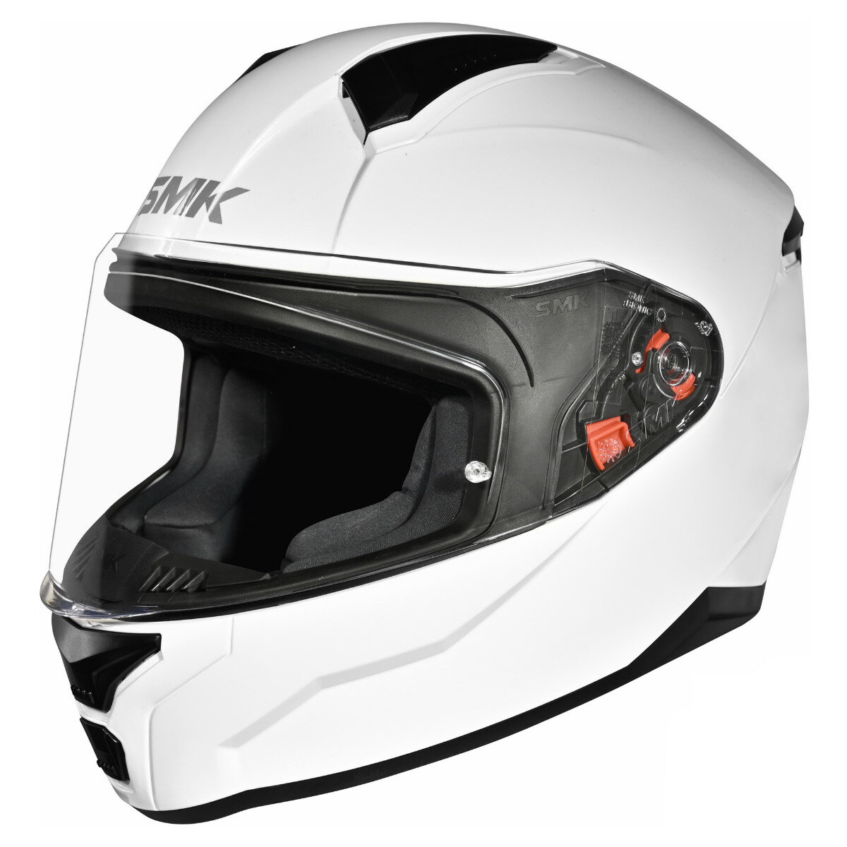 SMK Мотошлем Bionic, цвет Белый White GL100, Размер L