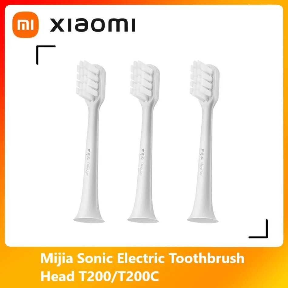 Xiaomi T200/T200C Звуковая насадка для электрической зубной щетки 3 насадок для щеток