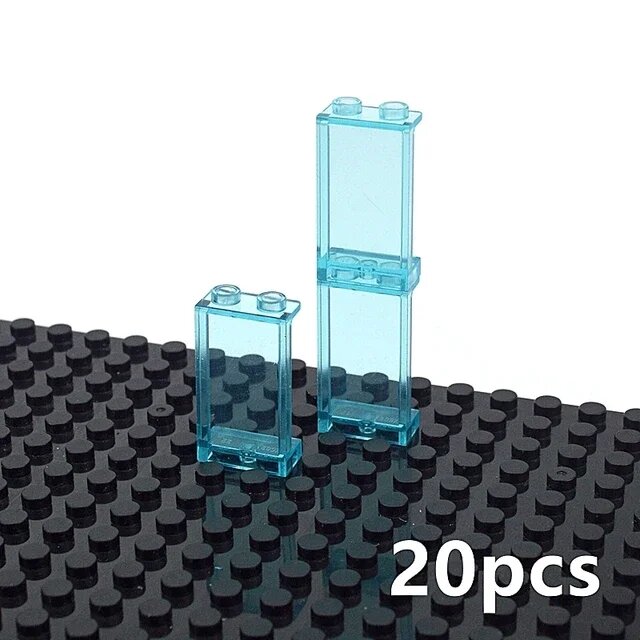 Лего дуо набор деталей для городских аксессуаров 59350 59349 Синий, blue 1x2x3