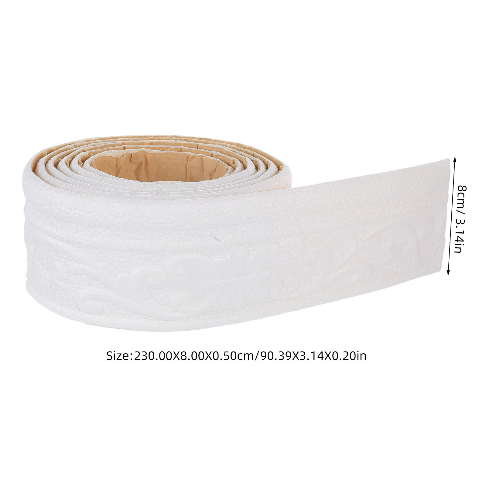 Декоративная настенная лента для ванной комнаты 230.00x8.00x0.50cm с Convenient креплением