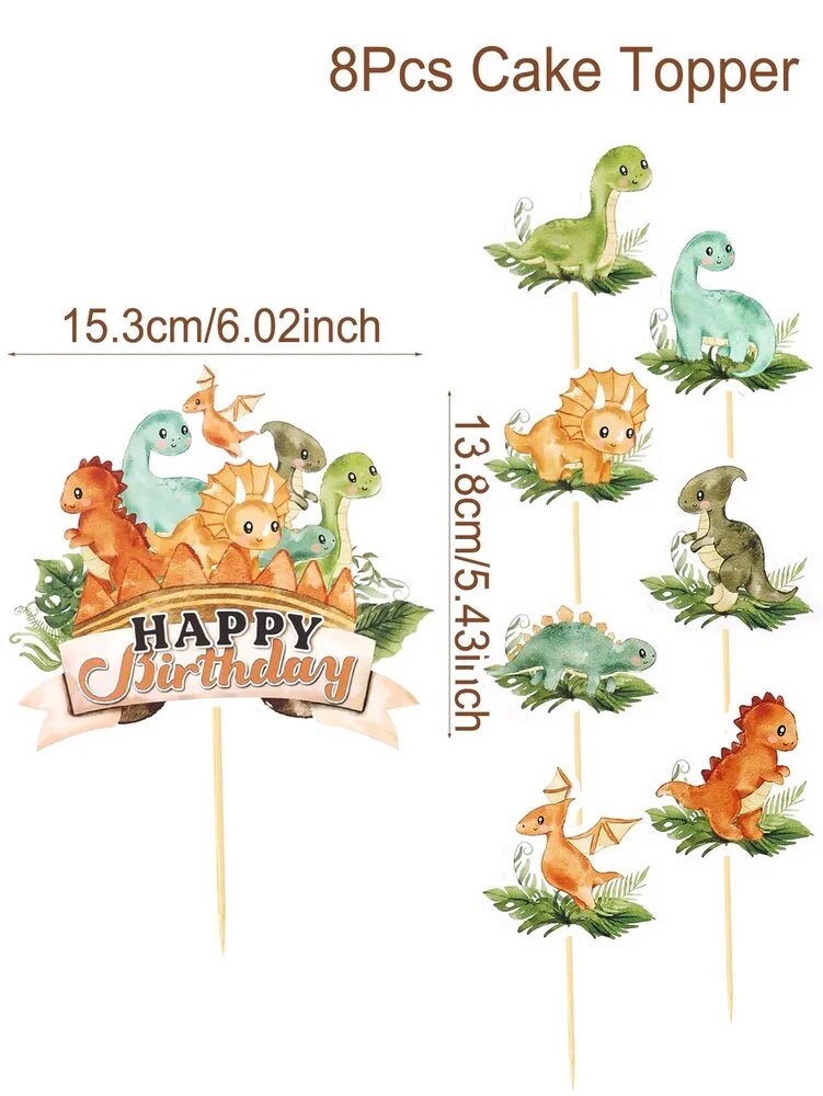 Топпер для торта, 8 шт