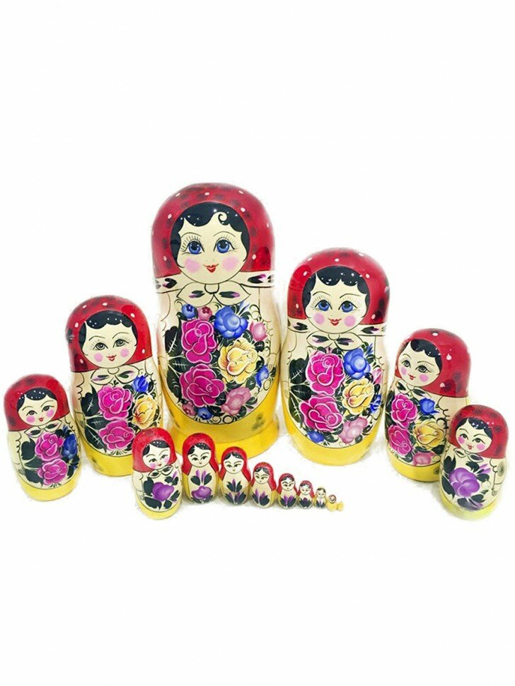 Семёновская матрёшка (15 мест, 33 см)