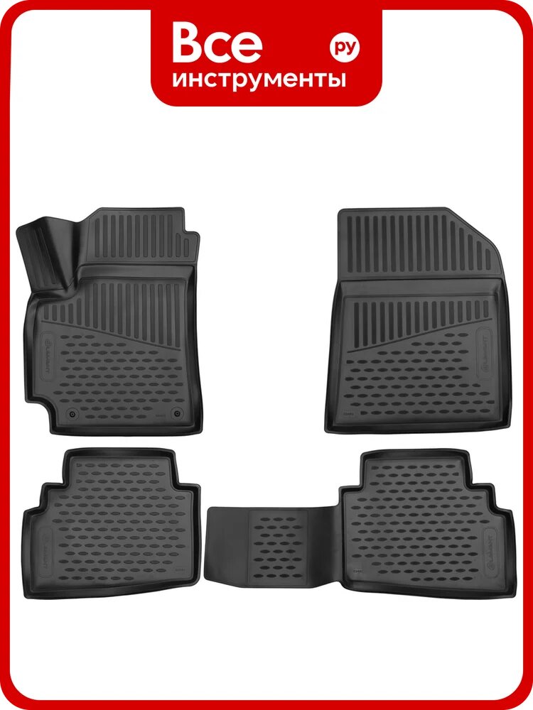 Коврики Element 3D в салон KIA Seltos 2WD/4WD 2020-, кроссовер 4шт 3D02441210 надежной конструкции