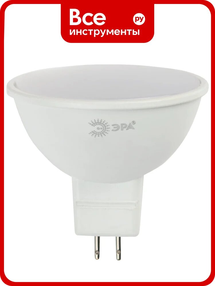 Светодиодная лампа (LED) ЭРА, MR16 12W 860 GU5.3 диод, софит, 12Вт, холодный, 10/100/4200 Б0049075