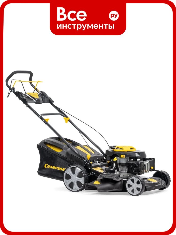 Газонокосилка Champion LM5131, самоходная, с травосборником, 60 л