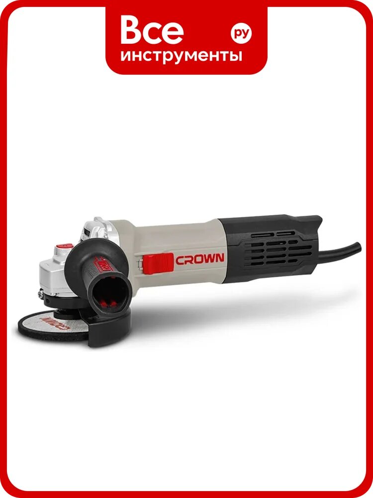 УШМ Crown CT13567-125R, 1010 Вт, 12000 об/мин, защита от повторного пуска