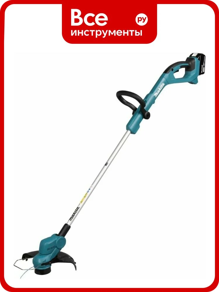 Триммер аккумуляторный Makita LXT 18В, 2в1 трим/кромкорез, d-26см, телескоп штанг, XPT, (BL1830B, DC18RC) DUR193RF