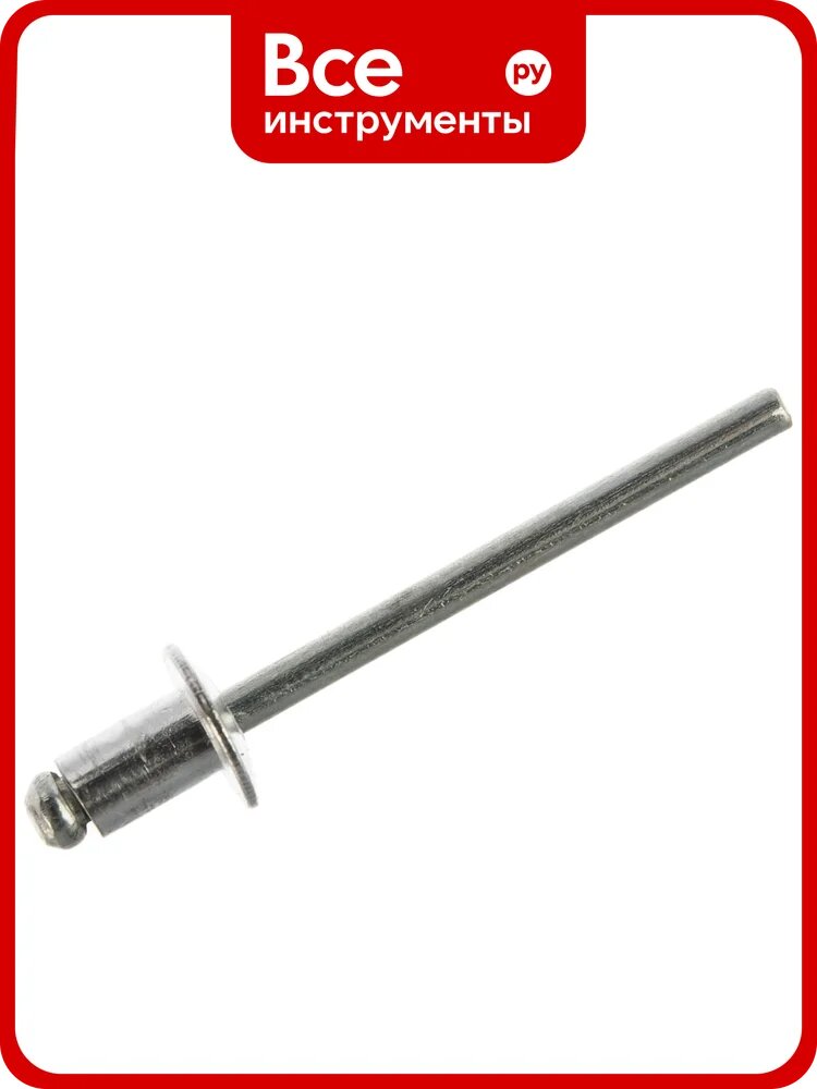 Заклепка вытяжная Tech-Krep Zitar 102570, алюминий/сталь, 4х6 мм, 24 шт