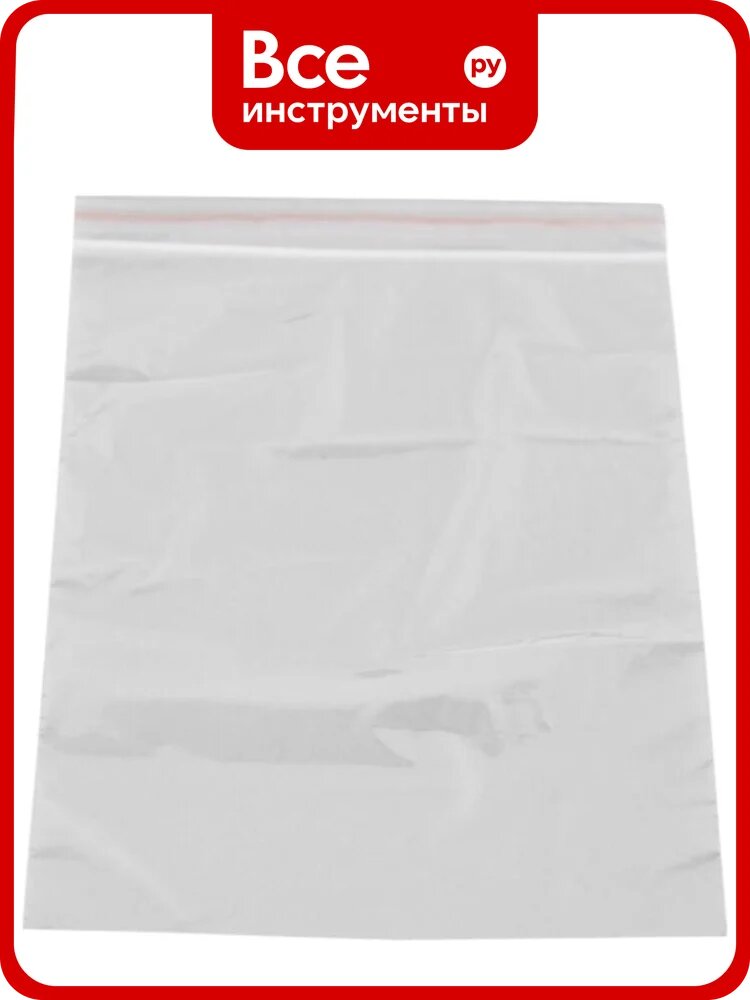 Пакет с замком ООО Комус zip lock 15x22 см, 35 мкм, 100 штук в упаковке