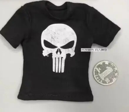 Футболка 1/12 Punisher для фигурки