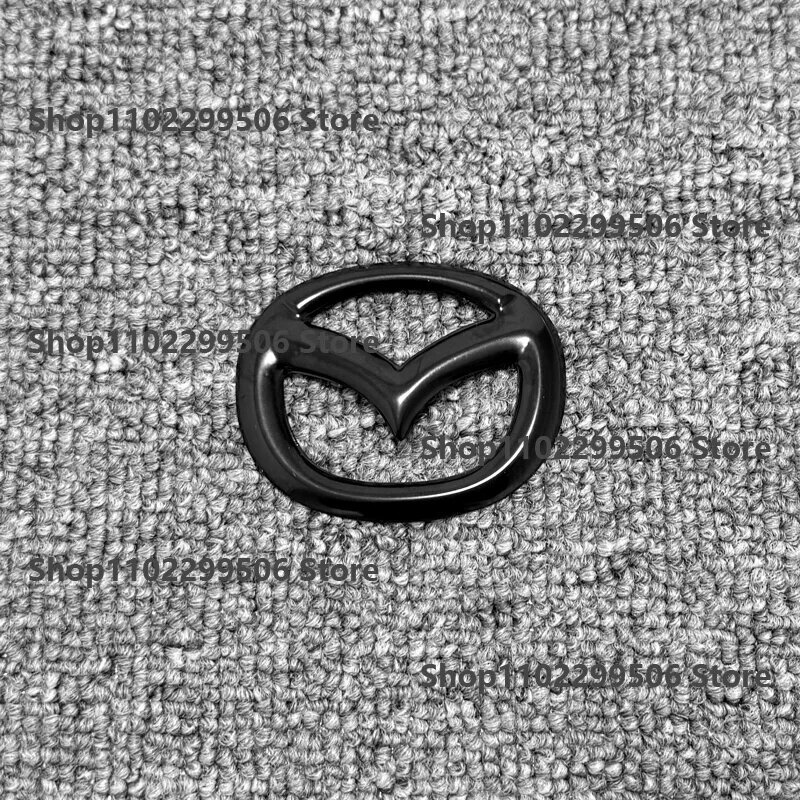 Глянцевая черная эмблема из ABS-пластика для передней решетки Mazda MX5, Steering Wheel, MX5 NC