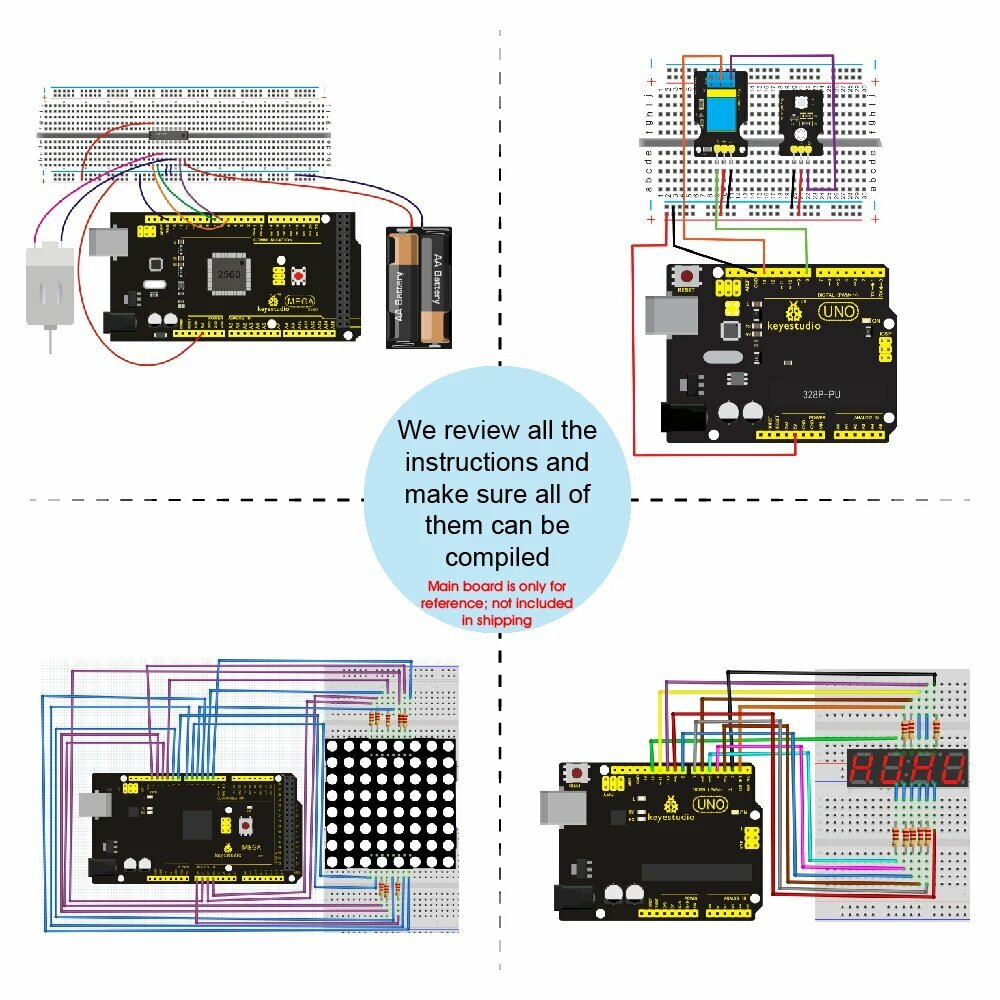 Набор Keyestudio Basic Starter Kit V2.0 для Arduino (Mega Board) — фото 1
