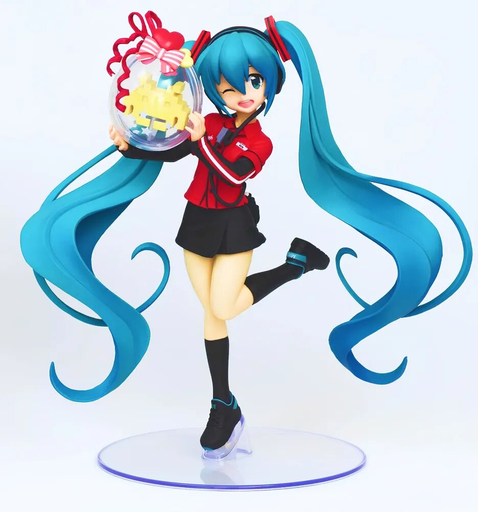 Фигурка Мику Хацунэ геймерша / Miku Hatsune Uniforme (21см, пакет)