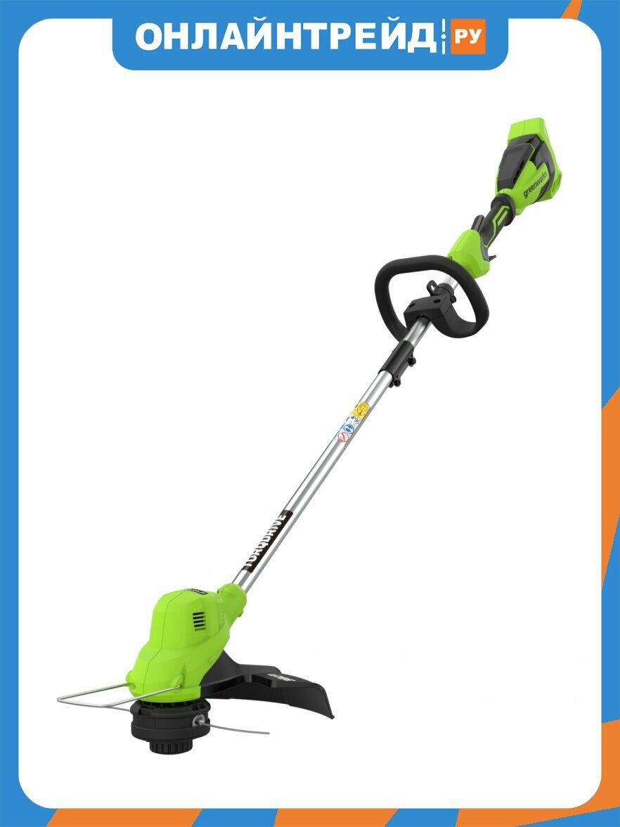 Greenworks Триммер аккумуляторный GD40LT с 1хАКБ 4 Ач и ЗУ 40V 2112207UB