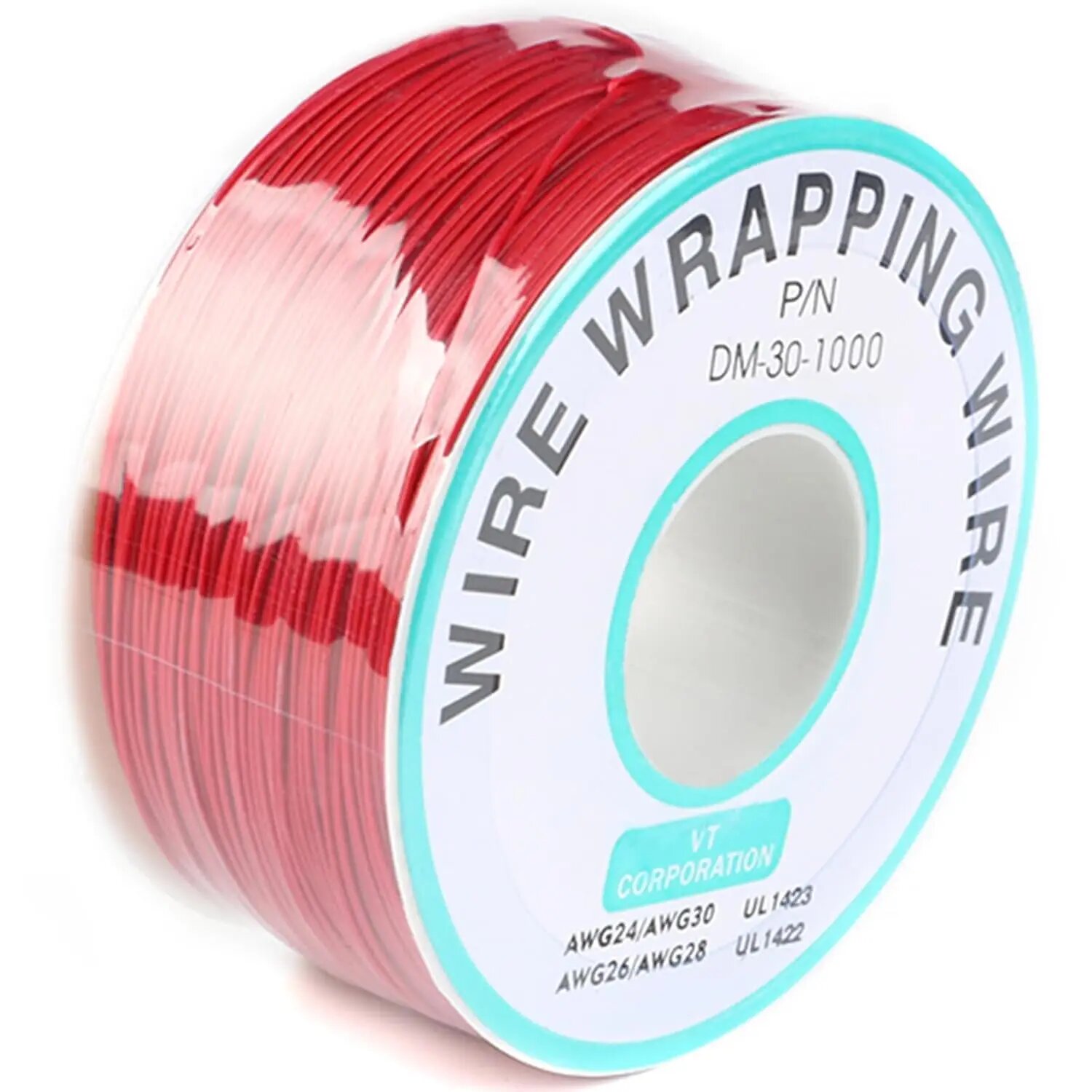 Луженая медная проволока OK 30AWG 250м Красный, Красный