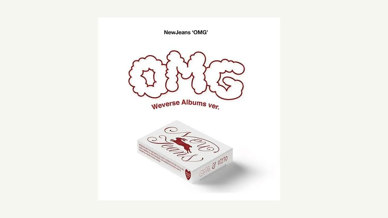 Музыкальный диск NewJeans'OMG'Weverse Albums ver. K-pop CD Box Set Южная Корея — фото 1