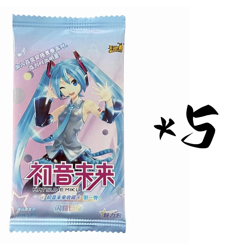 Коллекционные карты KAYOU Hatsune Miku A 5Bags 25Pcs