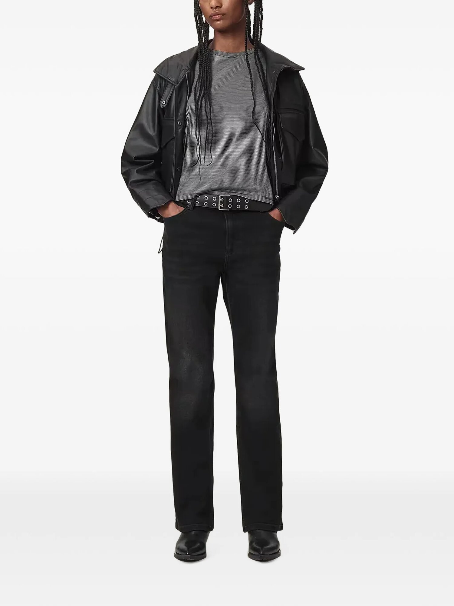 Джинсы AllSaints Haldan bootcut jeans, размер 42 — фото 1