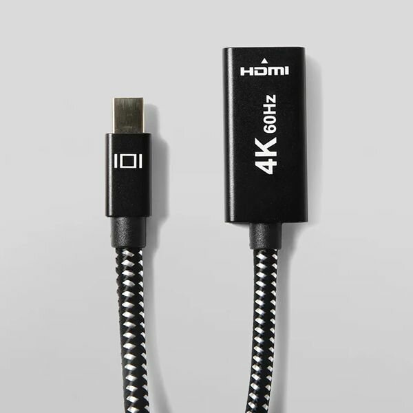 Кабель переходник Mini DisplayPort (папа) на HDMI (мама) 4K 60 Гц