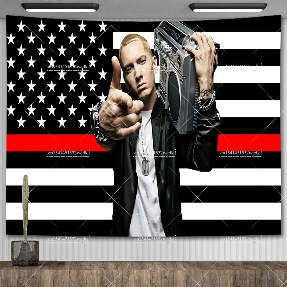 Гобелен Eminem с флагом США, AGT9011