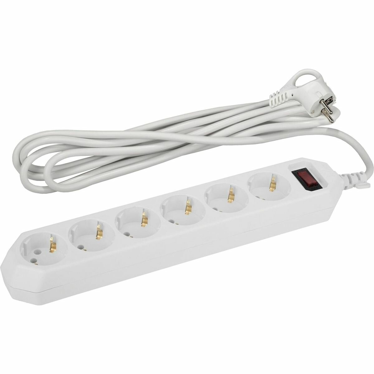 Сетевой фильтр Эра, 6 розеток, 1.5м (USF-6es-1,5m-W-BOX)