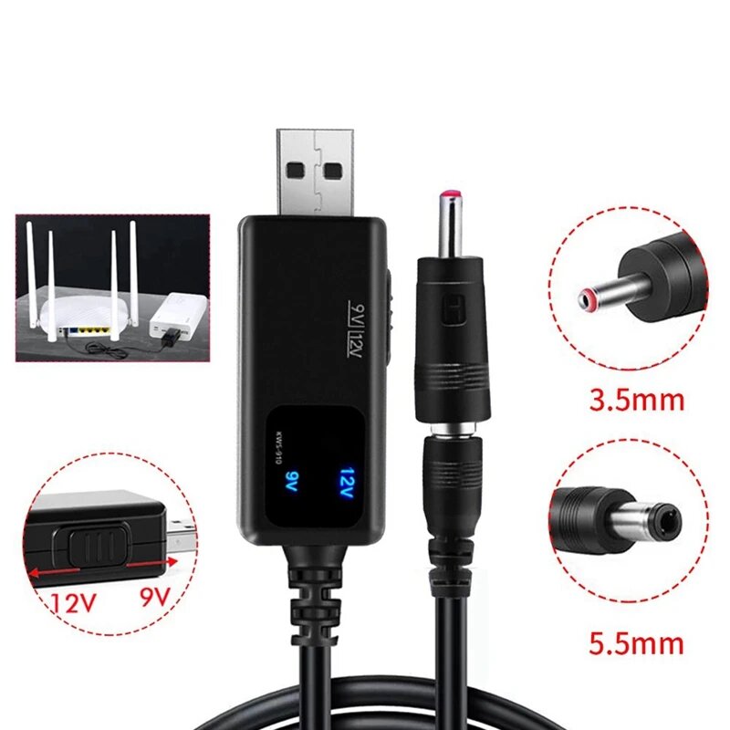 USB преобразователь напряжения 9/12В 1A