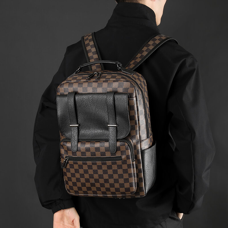 Сумка Surelaptop, фактура стеганая, коричневый — фото 1