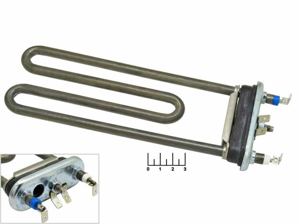 Тэн для стиральной машины 2000W 205мм Bosch 267512 (4 клеммы) (1315)