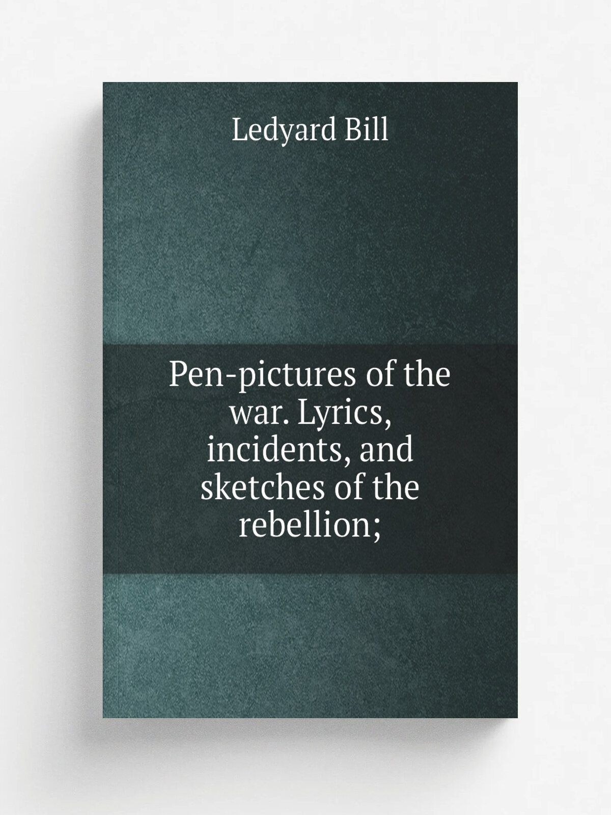 Pen-pictures of the war. Lyrics, incidents, and sketches of the rebellion;