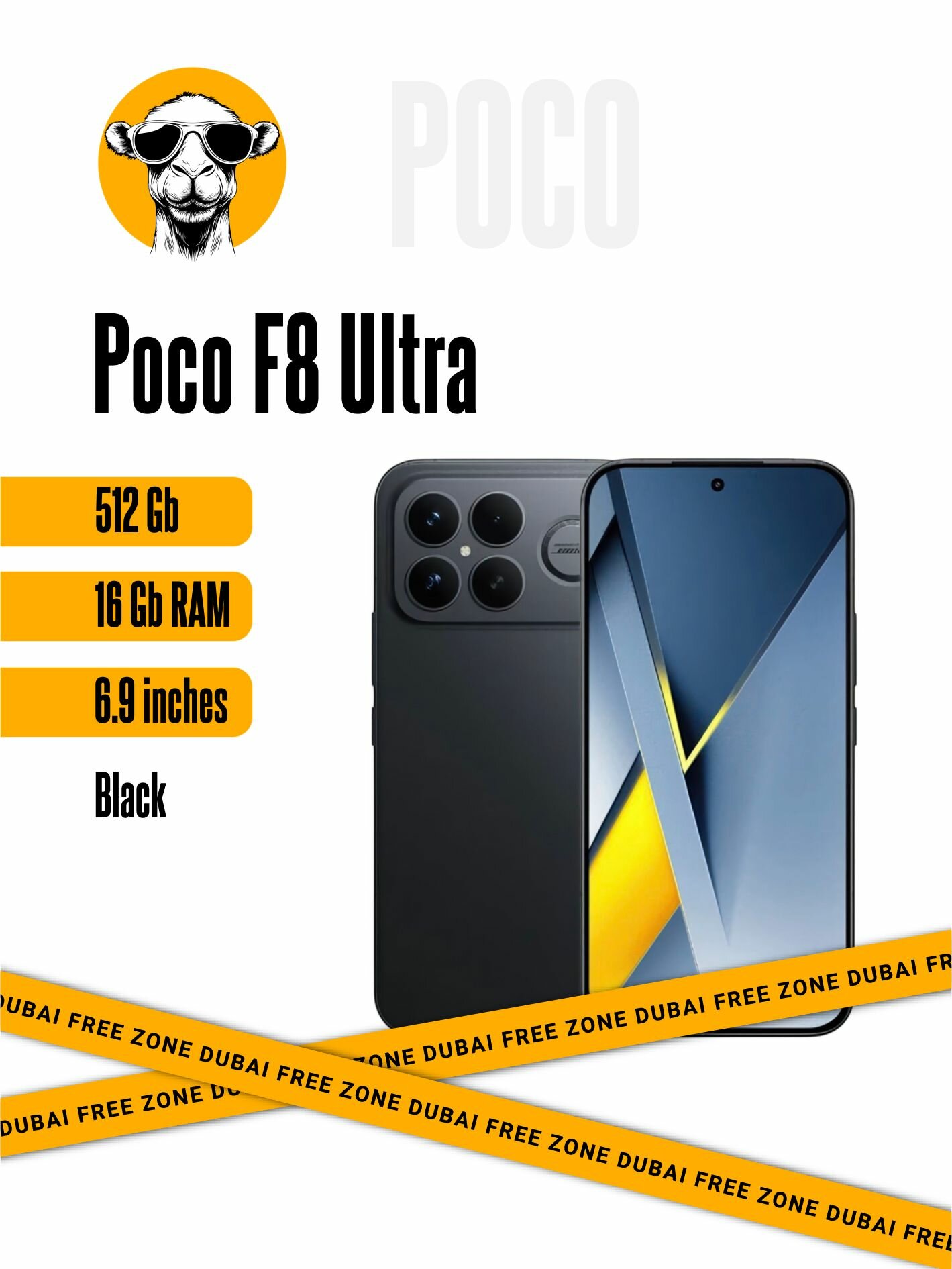 Смартфон Poco F8 Ultra 16/512Gb Black